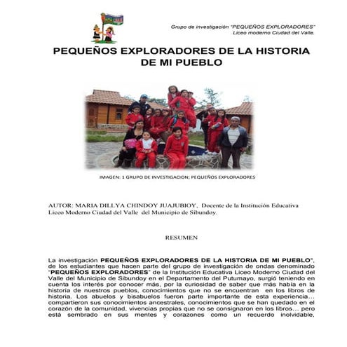 Pequeños exploradores (Pequeños exploradores de la historia de mi ...