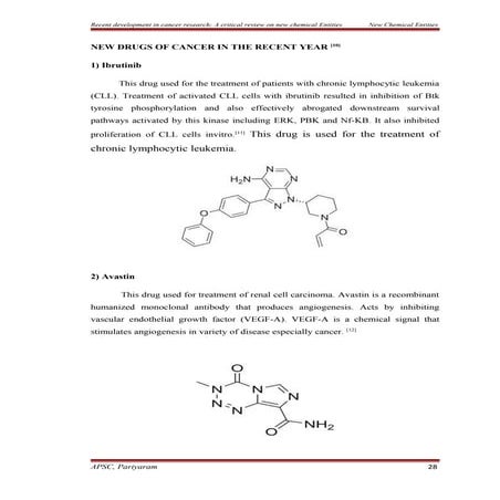 8. newer chemical entities for cancer treatment | PDF