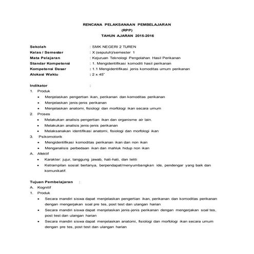 8. rpp pengolahan hasil perikanan | DOCX