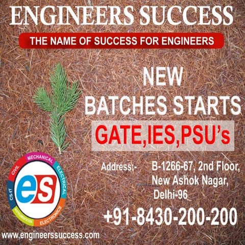 MECHANICAL GATE COACHING IN Delhi ENGINEERS SUCCESS | PDF