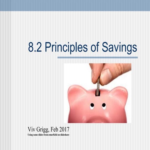 TUL 560-8-5 Principles of Budgetting and Saving | PPT