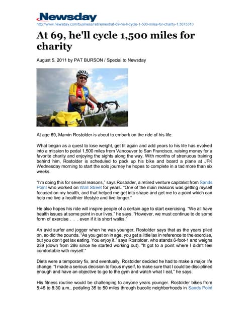 Writing Sample: News feature story | PDF | Death, Injury, or Military ...