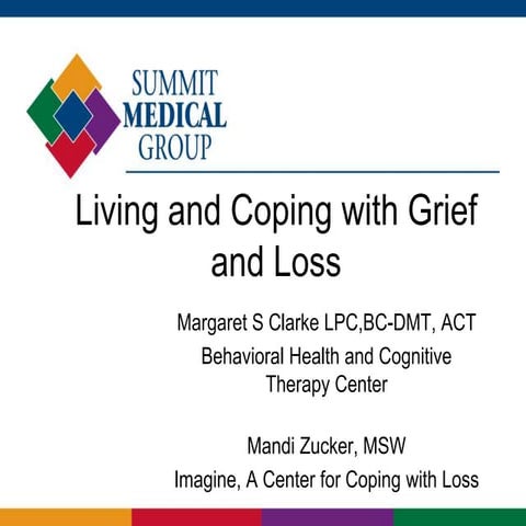 Living and Coping with Grief and Loss | PPTX