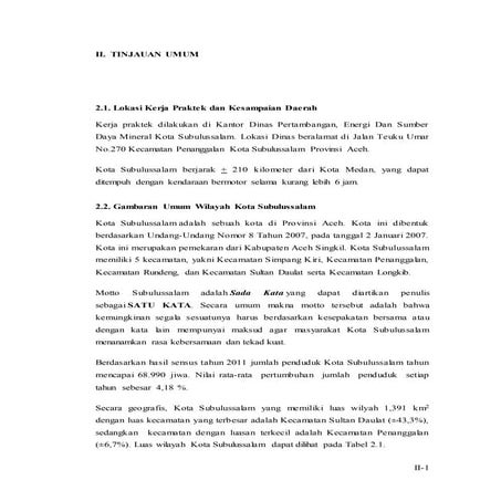 8. bab ii tinjauan umum | PDF