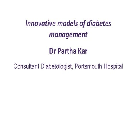 Portsmouth Innovation Forum: Dr Ian Cranston (Dr Partha Kar) Portsmouth ...