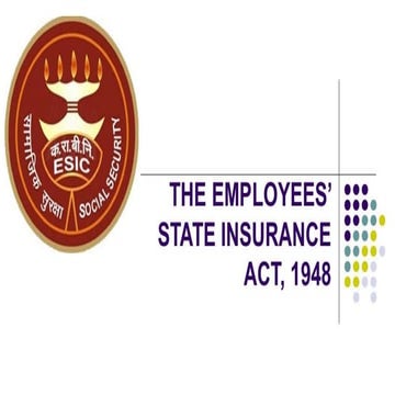 Employees' State Insurance Corporation | PPTX