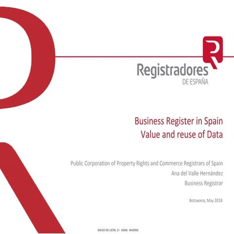 Business register in Spain | PDF