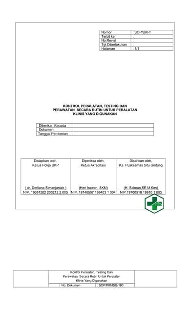 SOP PELAYANAN UMUM PRAKTIK MANDIRI DOKTER.pdf