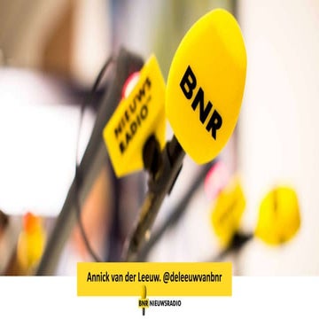 Annick van der Leeuw (BNR) @ CMC Online Radio en Podcasts | PPTX
