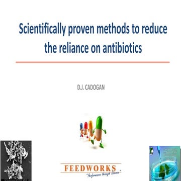 8. Thursday Presentations dr david cadogan feedworks - scientifically ...