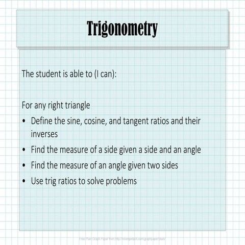 8.2 Trigonometry | PPT