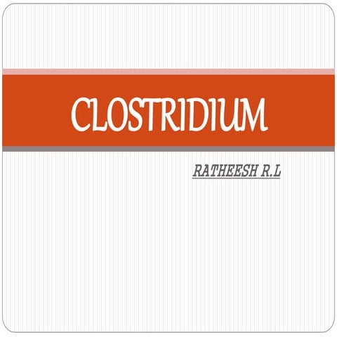 8. clostridium perfri | PPTX