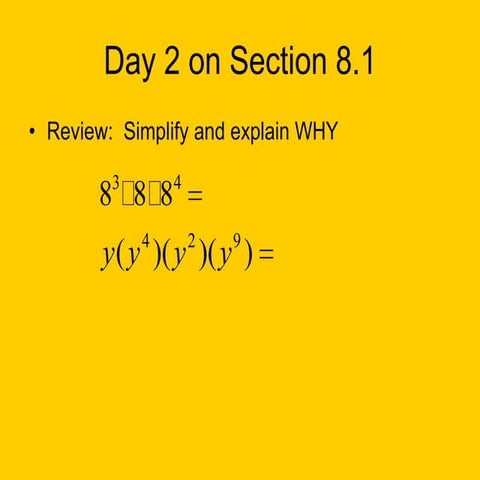 8 1 mult exponents - day 2 | PPTX