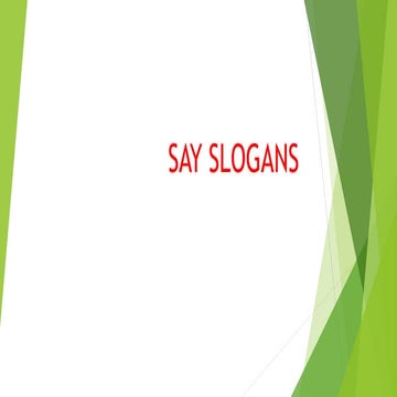 8. speak s slogans page 100 | PPT