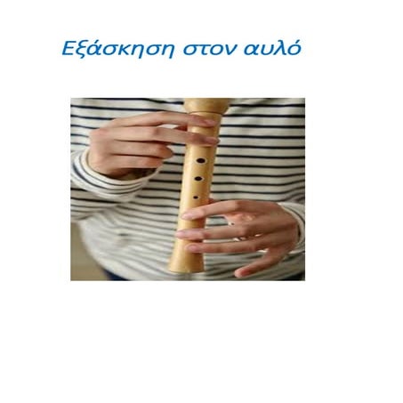 ΕΞΑΣΚΗΣΗ ΣΤΟΝ ΑΥΛΟ | PDF