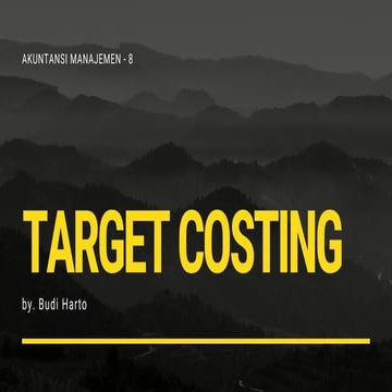 Target Costing | PDF