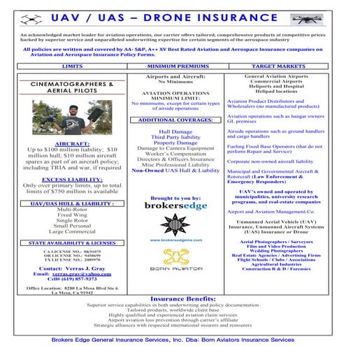 INSURANCE 4 DRONE PILOTS 2 | PDF
