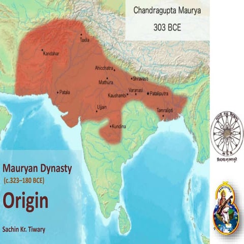 Origin, Maurya dynasty | PPTX | Hinduism | Religion & Spirituality
