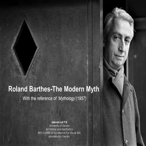 Roland Barthes - The modern myth, | PDF