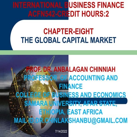 8. IBF Chapter-8 the-global-capital-market.ppt