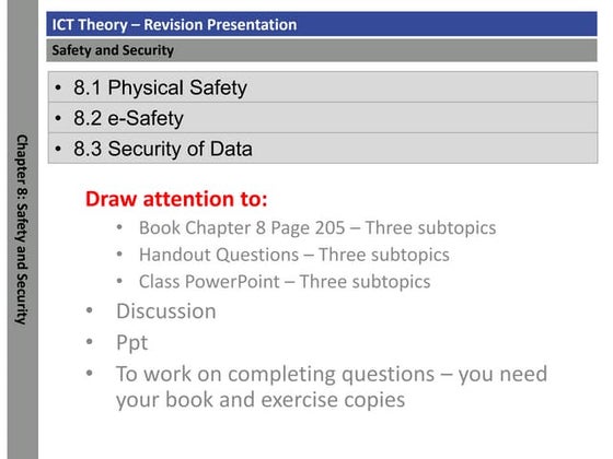 Igcse Chapter 8 Saftey And Security2 Pptx