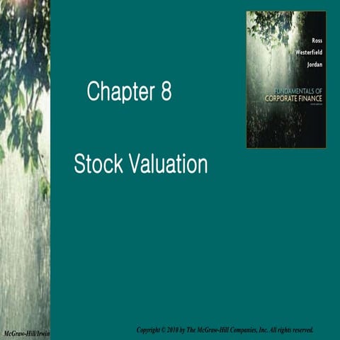 Stock valuation finance book related chapter | PPT