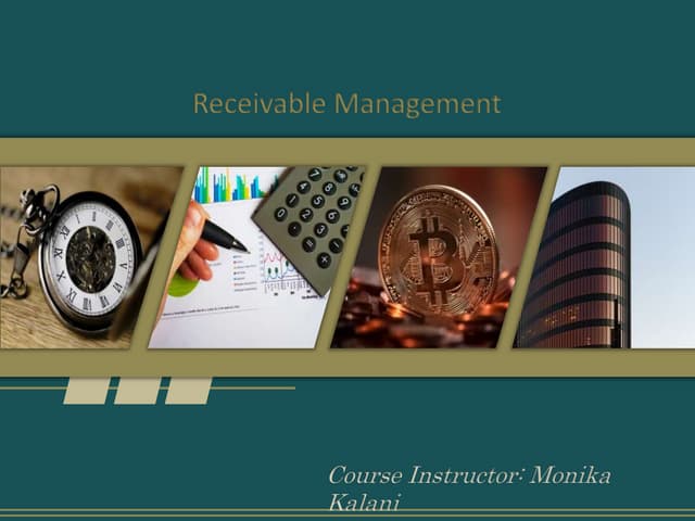 Receivable management presentation1 | PPTX