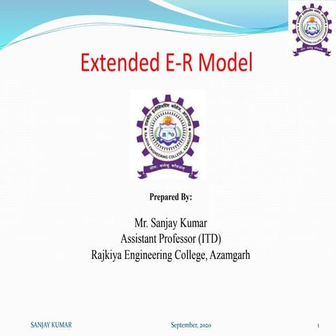 8 Extended Er Model For Design System And Project Ppt