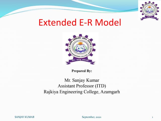 8 Extended Er Model For Design System And Project Ppt