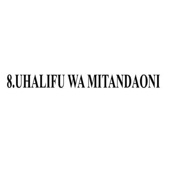 8.UHALIFU WA MITANDAONI.pptx CBC FOR GRADE 8 | PPTX