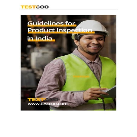 Guidelines for Product Inspection in India | PDF