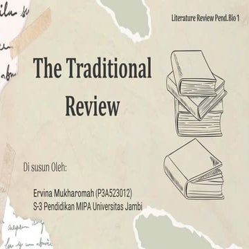 PPT The Traditional Review Sistem SLR.pptx