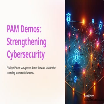 Privileged Access Management (PAM) Chatbot: Enhancing Cybersecurity ...
