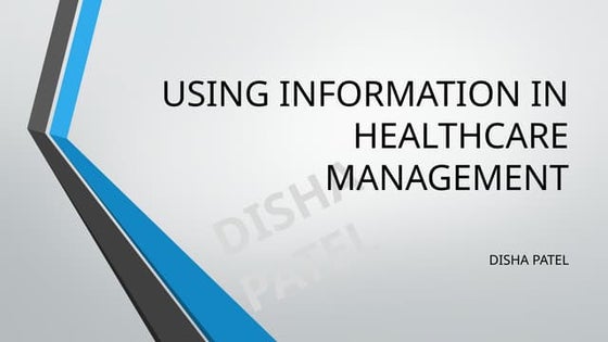 Health management information system | PPTX