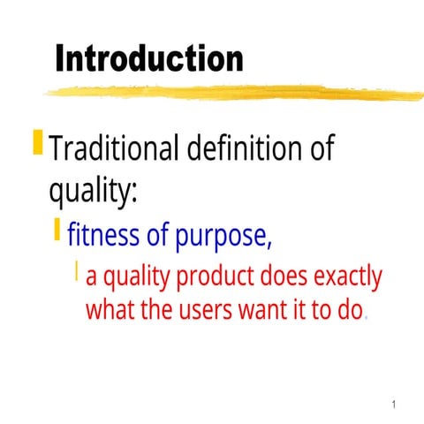 8.Software Quality.ppt in software testing field | PPT