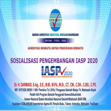 8. PARADIGMA IASP 2020.pptx UNTUK PENINGKATAN MUTU PENDIDIKAN | PPTX