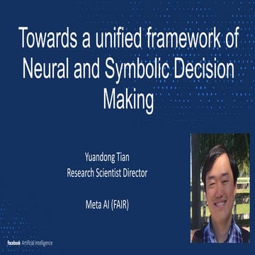 Toward unified framework and symbolic decision making - Berkeley LLM AI Agents MOOC | PDF