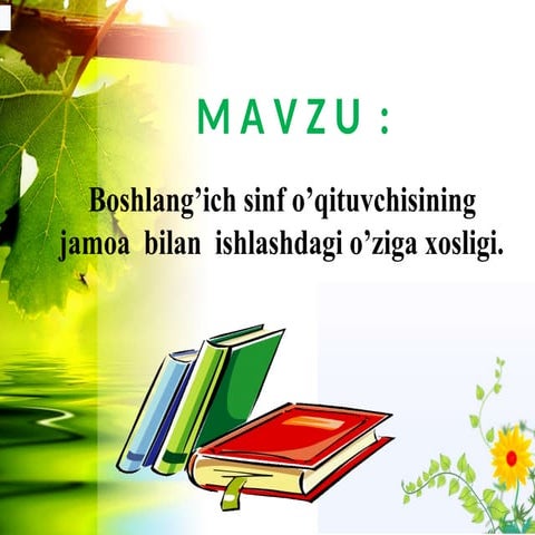 Jamoa bil ishlash Jamoa bil ishlash Jamoa bil ishlash | PPTX