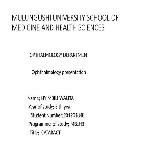 8. CATARACT by doctor Walita.ppowerpoint | PPT