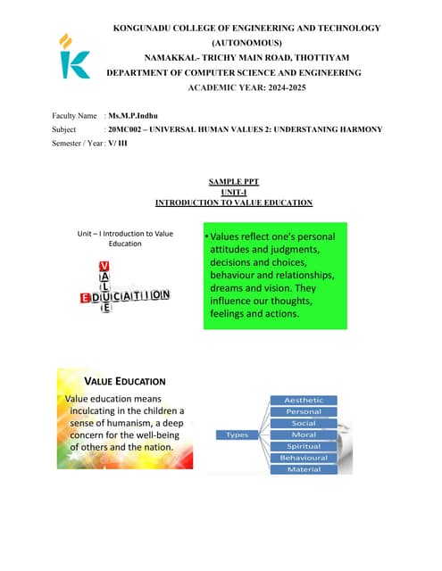 Human values unit 2 notes | PDF | Medical Health
