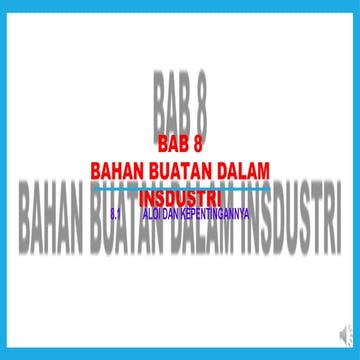 KIMIA TINGKATAN 4: BAB 8 BAHAN BUATAN INDUSTRI8.1 ALOI | PPT