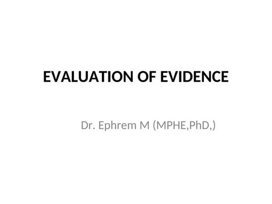 Bias and errors | PPTX | Diseases and Conditions | Medical Health