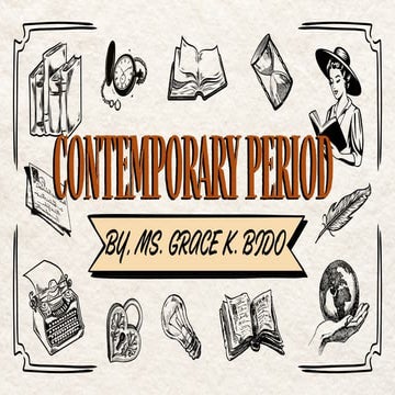 Contemporary Period in 21st Century Literature | PDF