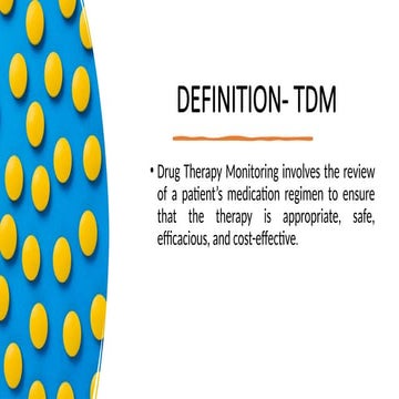 Drug Therapy Monitoring | PDF