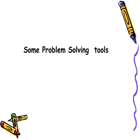 Problem Solving Tool pdf operation management | PDF