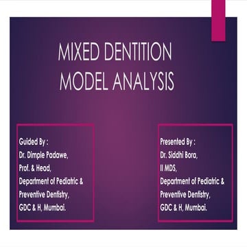 Bolton analysis and mixed dentition analysis | PPTX