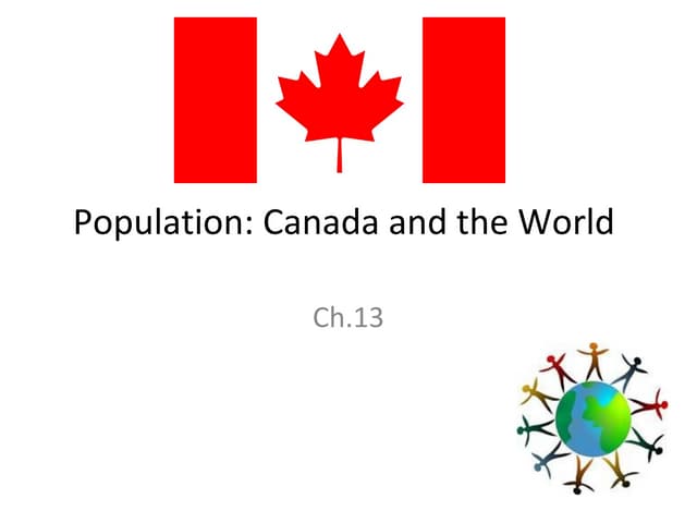 DTM and Population Pyramids | PPTX
