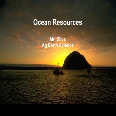 8.3 ocean resources and currents | PPT