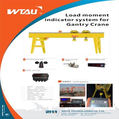 Gantry crane,STS crane, Rtg crane,portal crane Load monitoring system | PDF