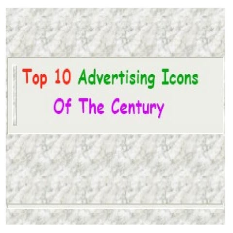 Top 10 Advertising Icons | PPT